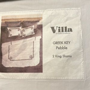 Bedding | Villa By Noble Excellence Greek Key Duvet Cover | Poshmark
